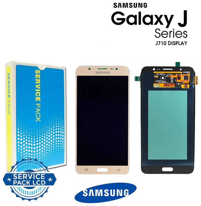 Γνήσια Original Samsung Galaxy J7 2016 SM-J710F J710 Οθόνη LCD display + Touch Screen Μηχανισμός ...